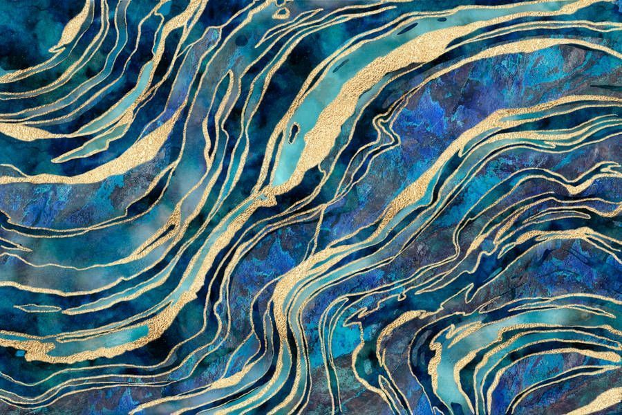 Golden Blue Wallpapers - Top Free Golden Blue Backgrounds - WallpaperAccess
