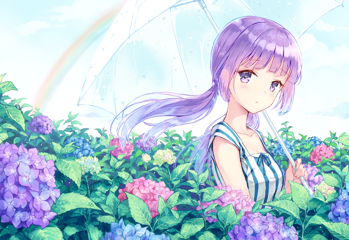 Lavender Anime Wallpapers - Top Free Lavender Anime Backgrounds ...