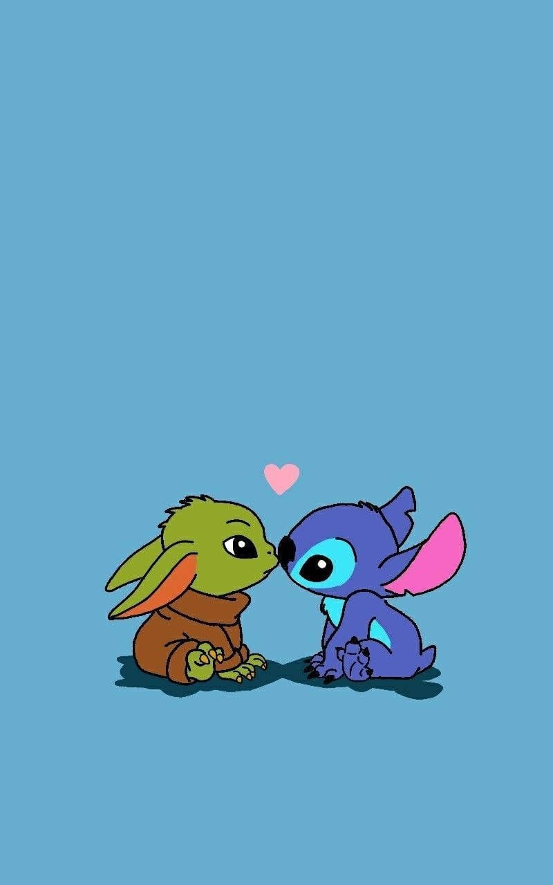 Baby Yoda and Stitch Wallpapers - Top Free Baby Yoda and Stitch ...