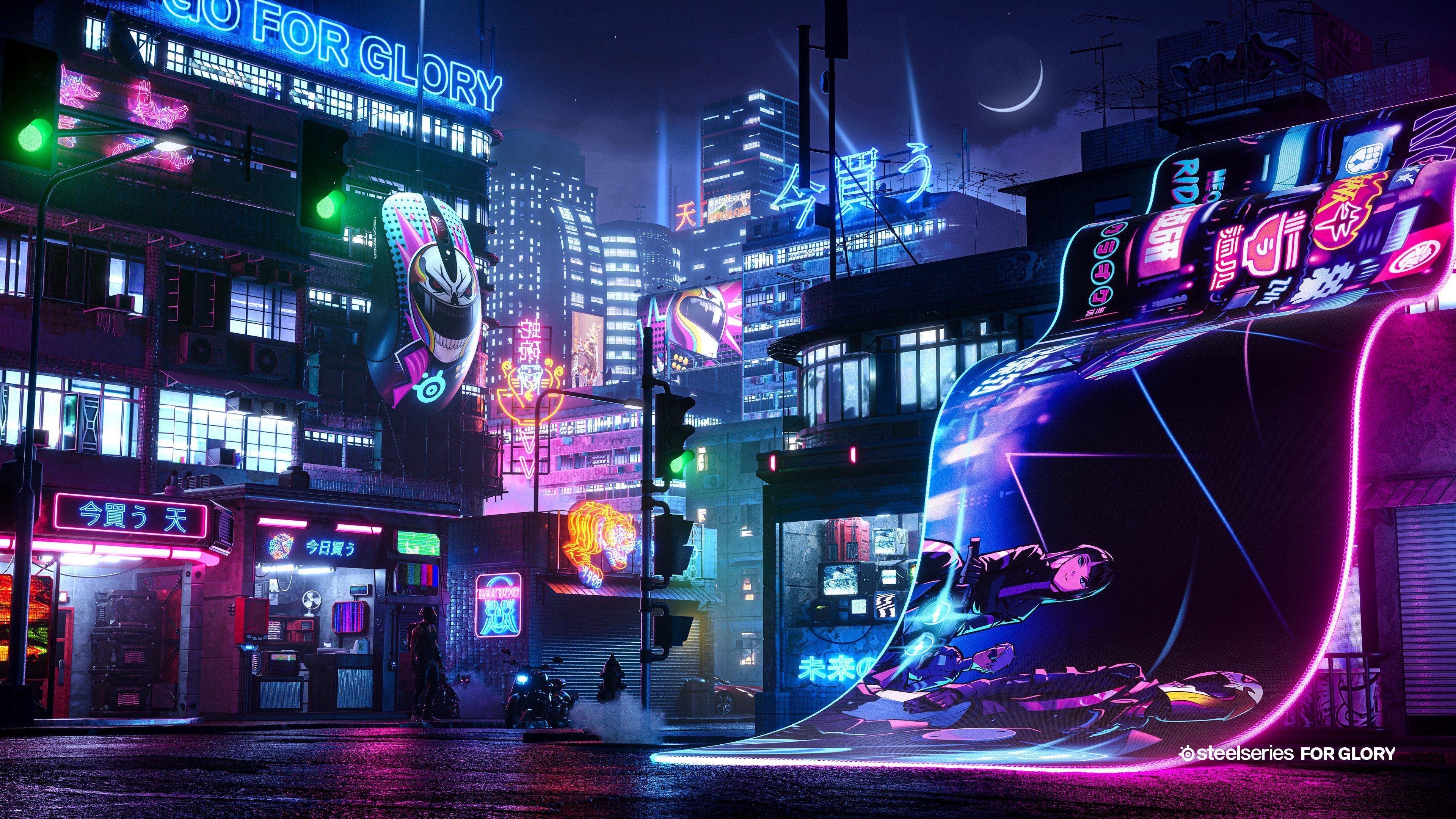 Neon Rider Wallpapers - Top Free Neon Rider Backgrounds - WallpaperAccess
