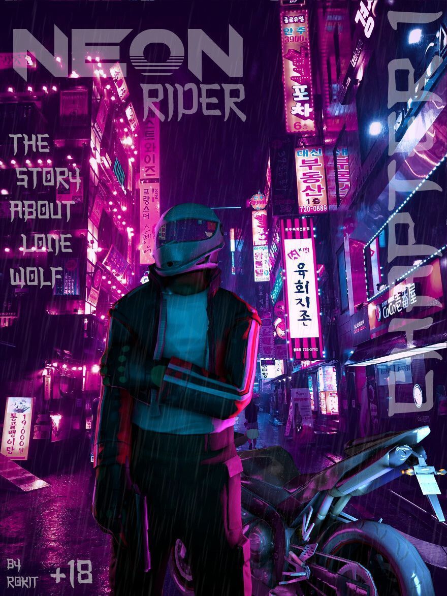 Neon Rider Wallpapers - Top Free Neon Rider Backgrounds - WallpaperAccess