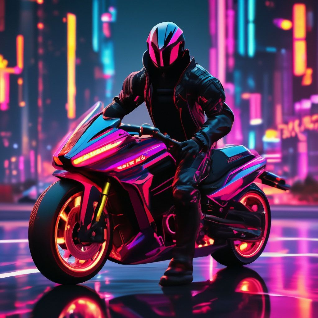 Neon Rider Wallpapers - Top Free Neon Rider Backgrounds - WallpaperAccess