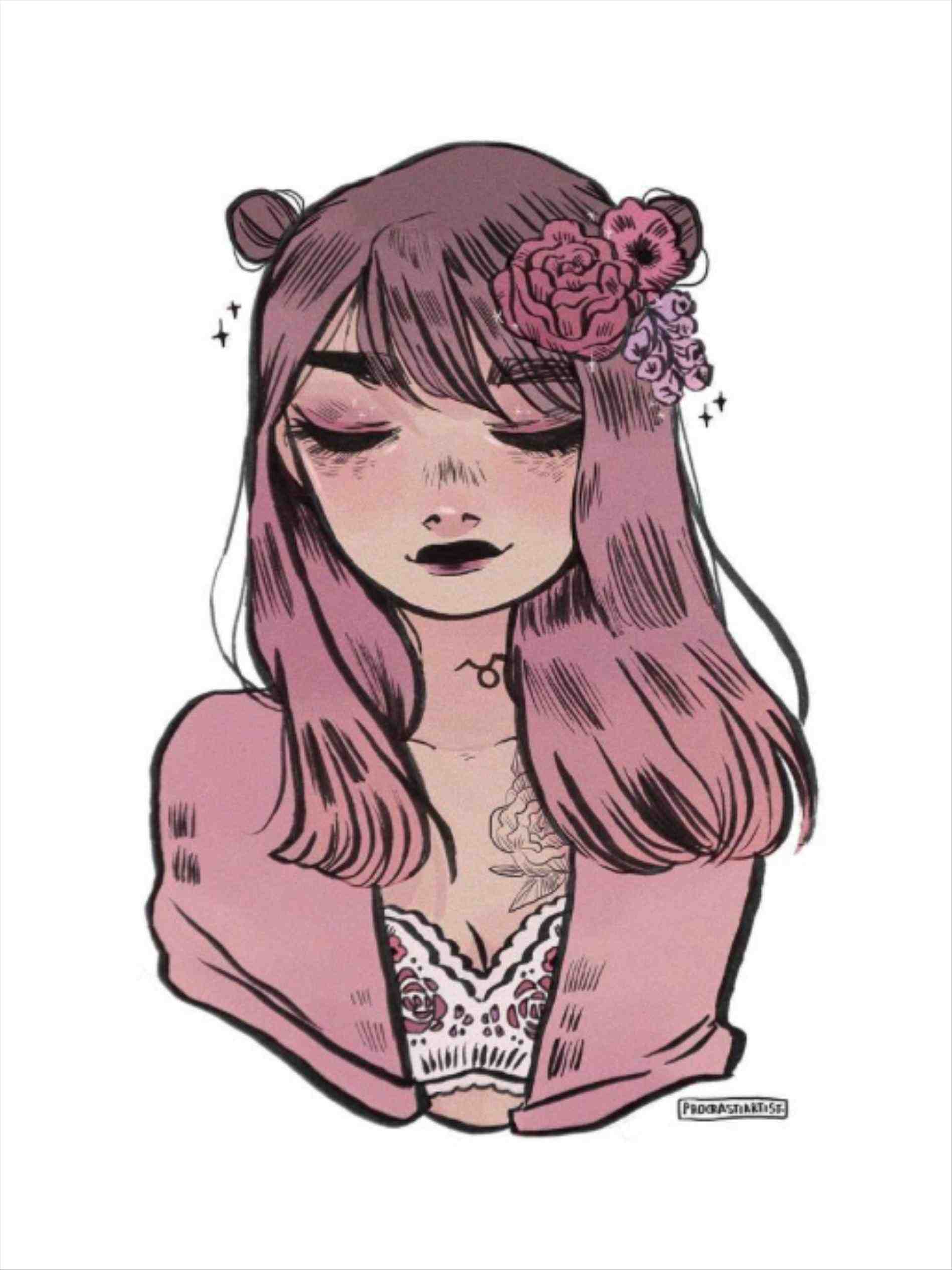 Girl Drawing Tumblr Wallpapers - Top Free Girl Drawing Tumblr ...