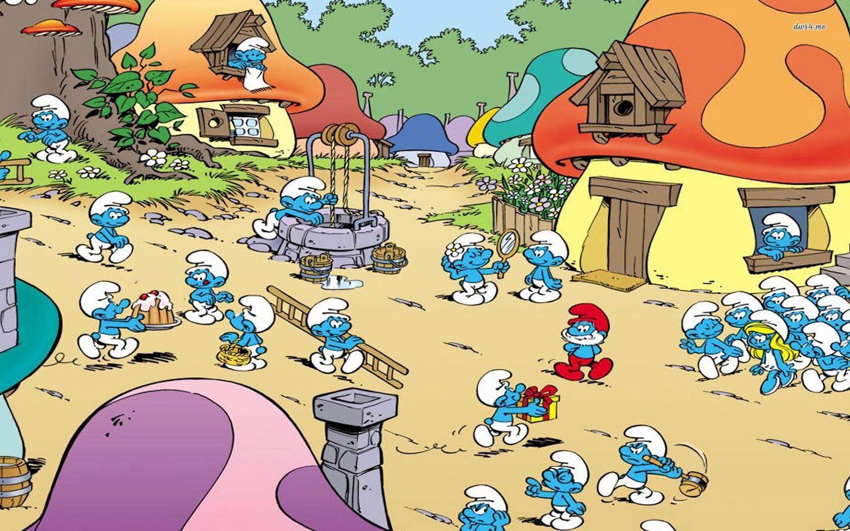 Smurfs Wallpapers - Top Free Smurfs Backgrounds - WallpaperAccess