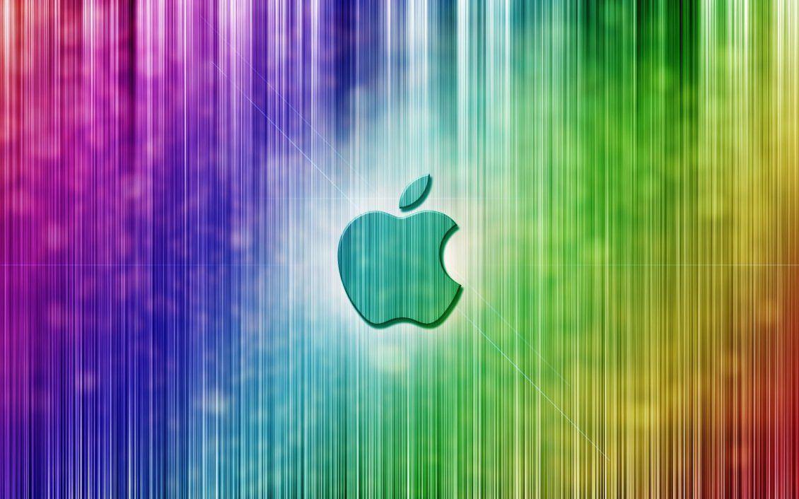 Rainbow Apple Logo Wallpapers - Top Free Rainbow Apple Logo Backgrounds ...