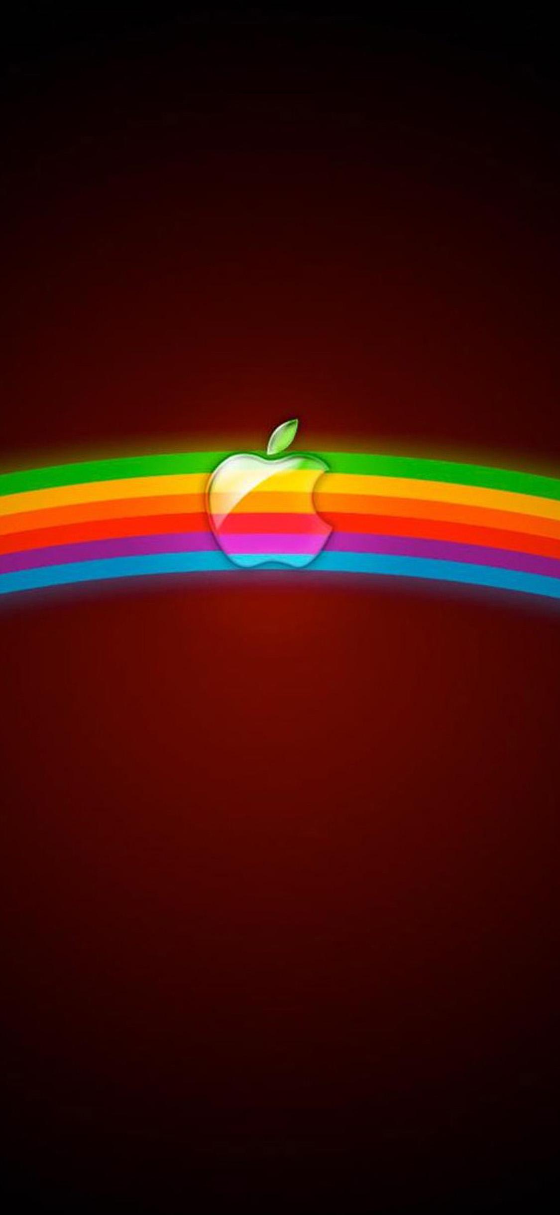 Rainbow Apple Logo Wallpapers - Top Free Rainbow Apple Logo Backgrounds ...