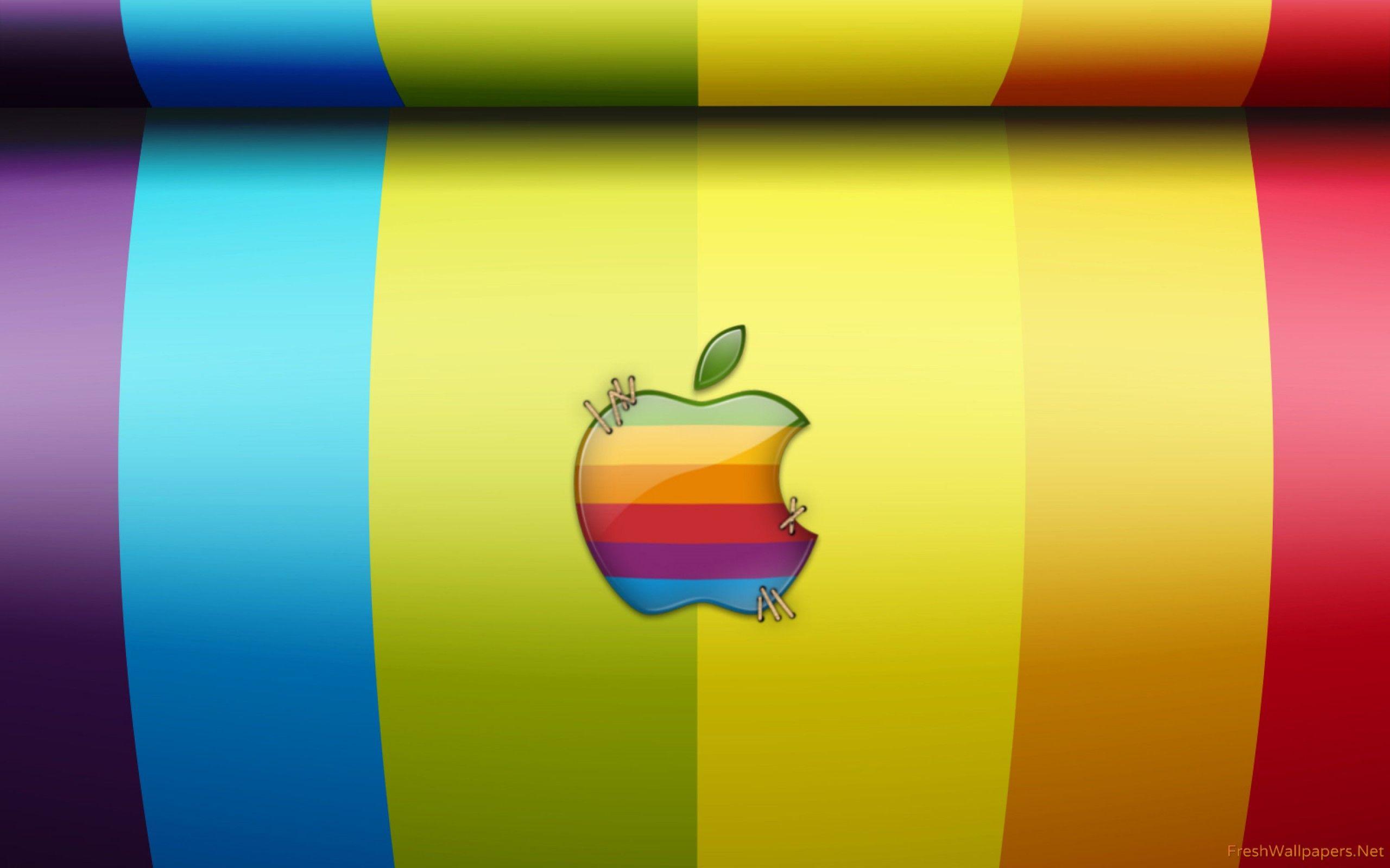 Rainbow Apple Logo Wallpapers - Top Free Rainbow Apple Logo Backgrounds ...