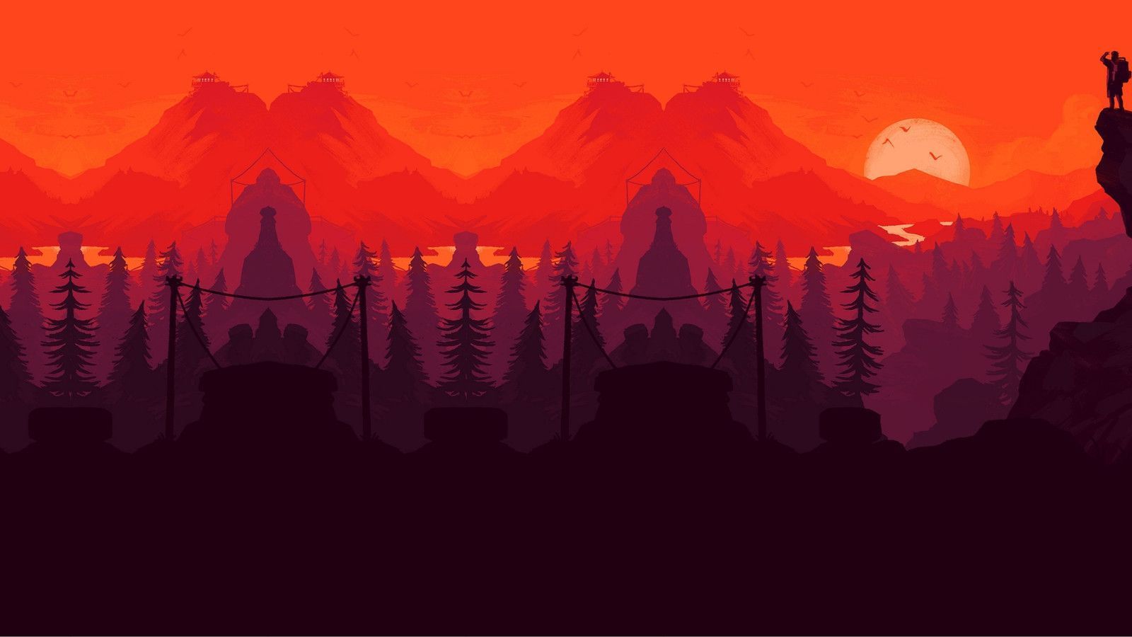 Orange Landscape Wallpapers - Top Free Orange Landscape Backgrounds ...