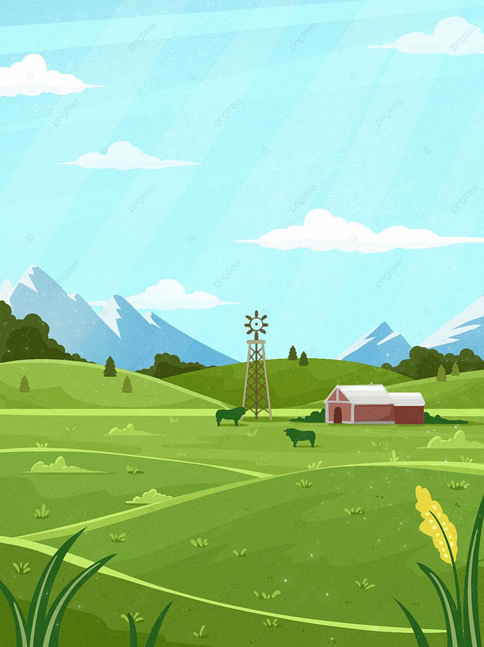 Green Farm Wallpapers - Top Free Green Farm Backgrounds - WallpaperAccess