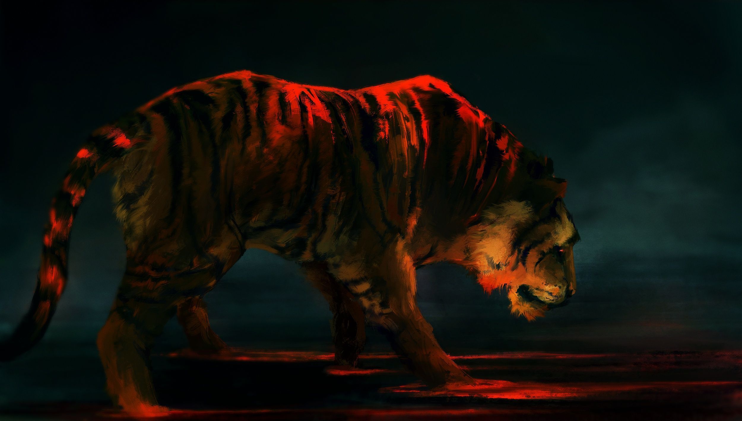 Fantasy Tiger Wallpapers - Top Free Fantasy Tiger Backgrounds ...
