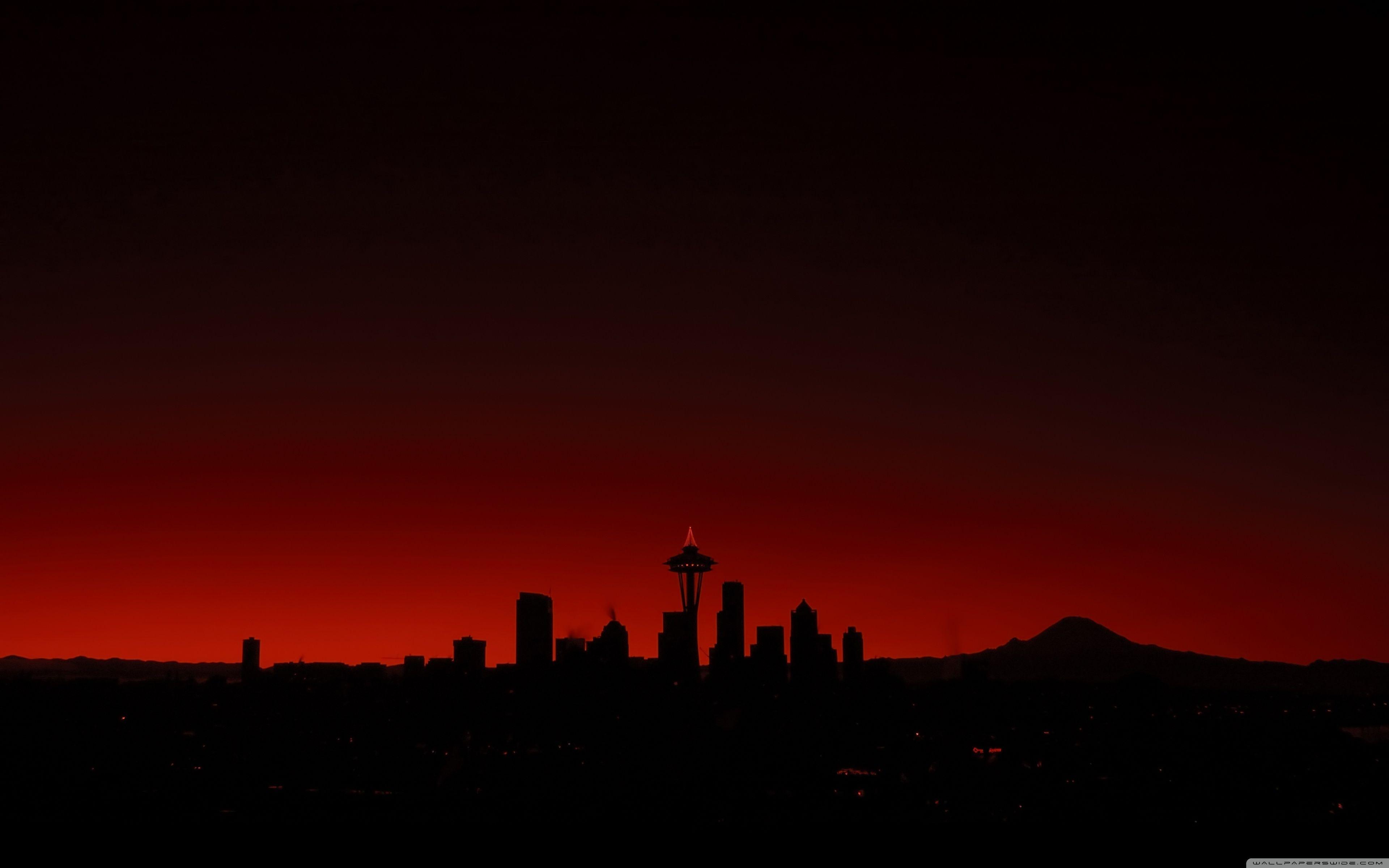 Seattle Sunset Wallpapers - Top Free Seattle Sunset Backgrounds ...
