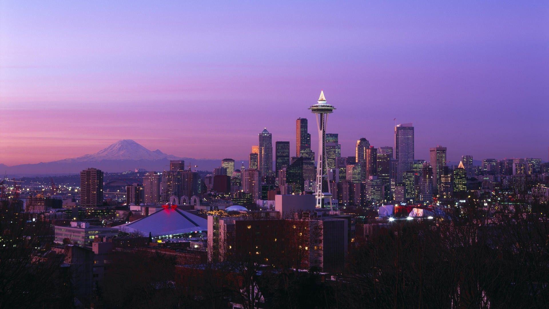 Seattle Sunset Wallpapers - Top Free Seattle Sunset Backgrounds ...