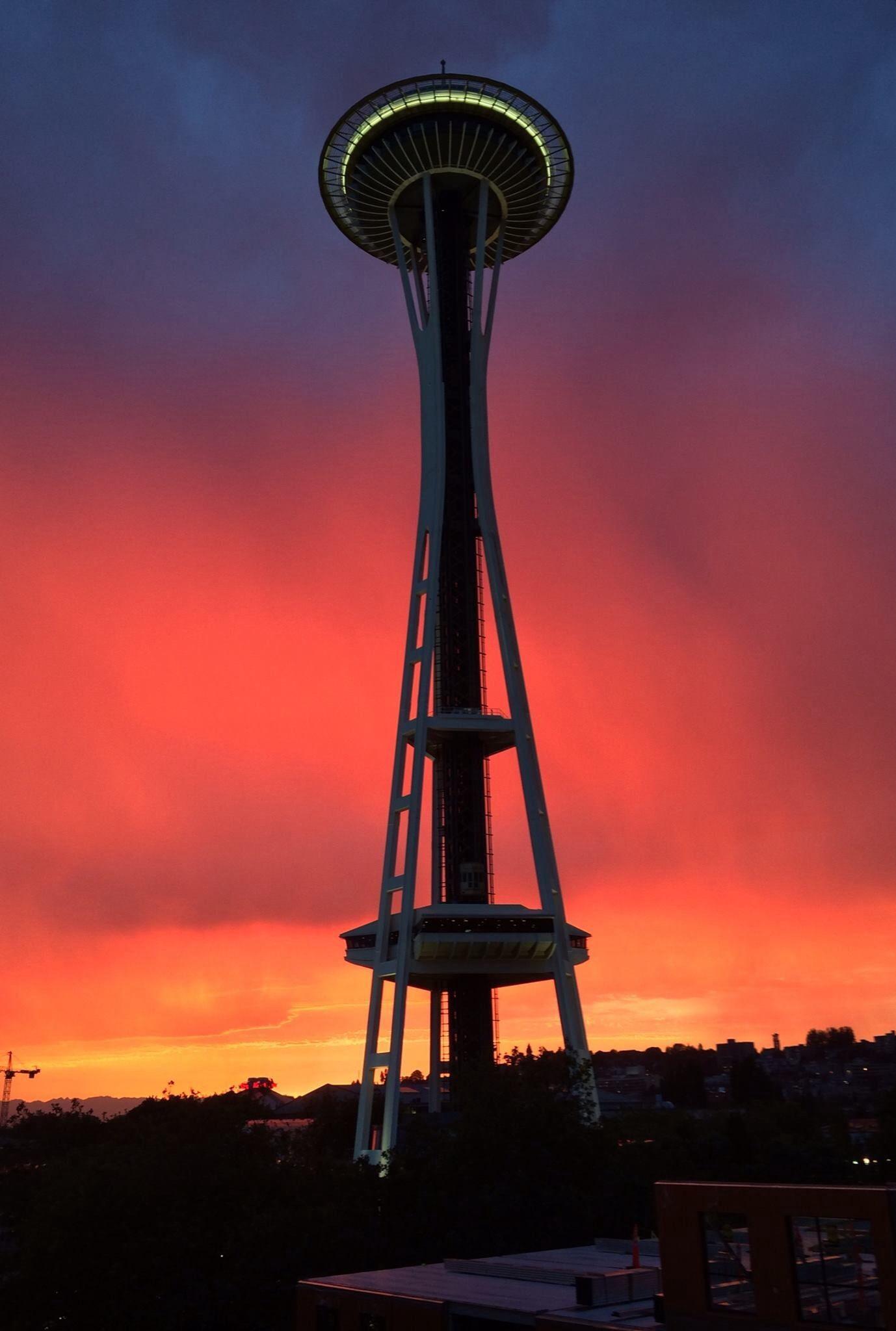 Seattle Sunset Wallpapers - Top Free Seattle Sunset Backgrounds ...