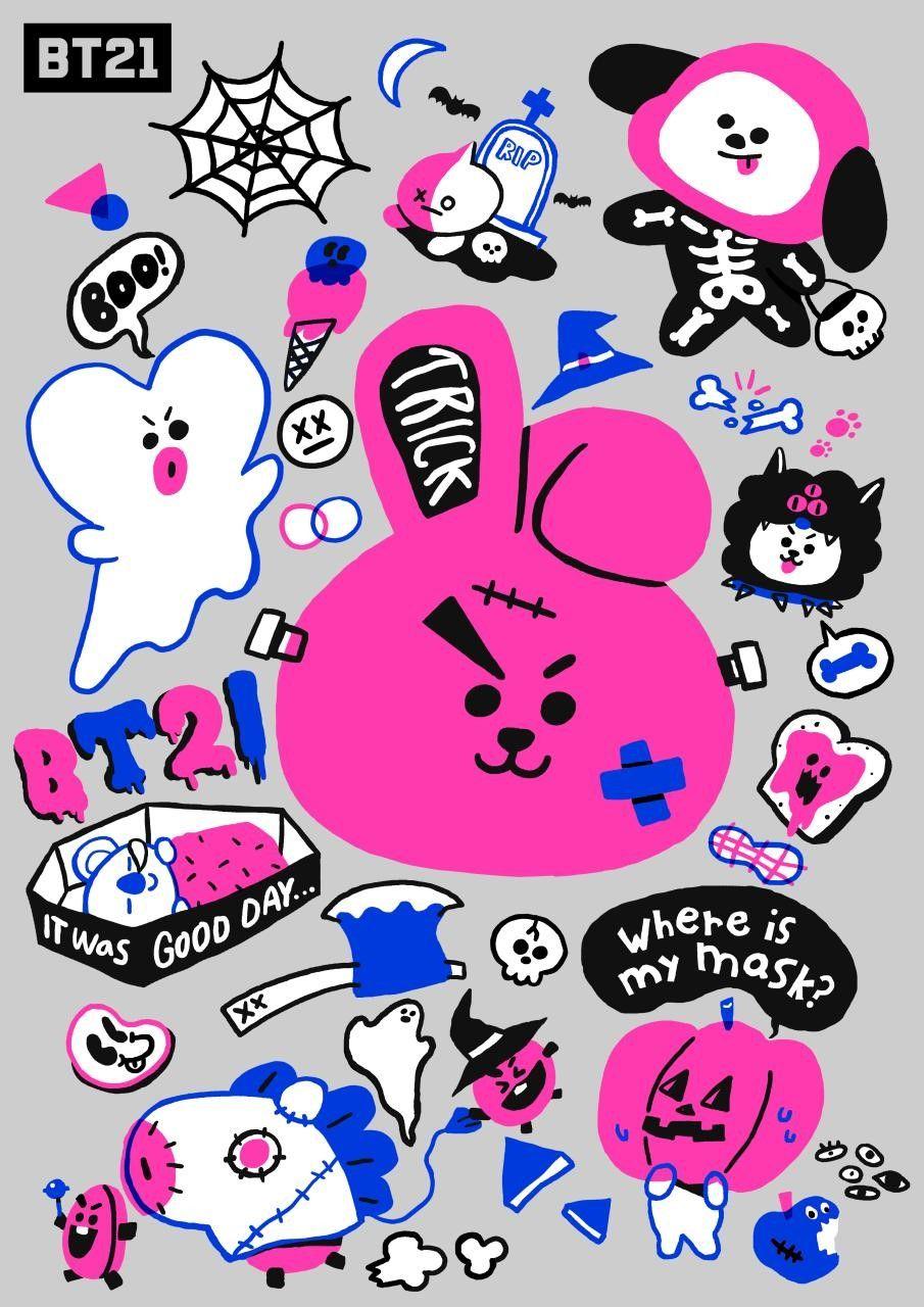 BT21 Halloween Wallpapers - Top Free BT21 Halloween Backgrounds ...
