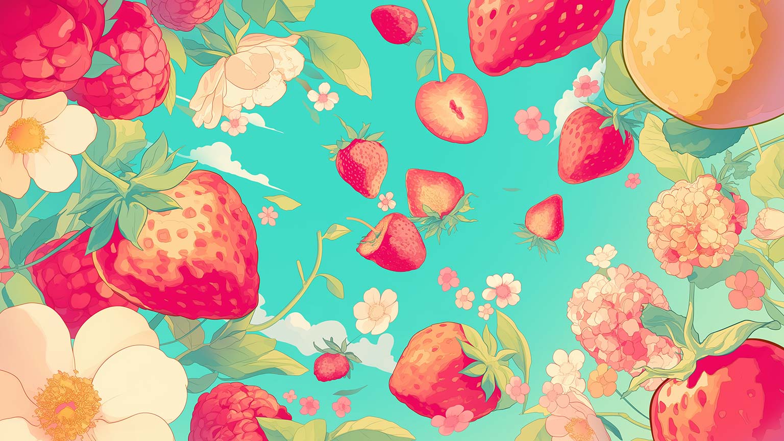 Strawberry PC Wallpapers - Top Free Strawberry PC Backgrounds ...