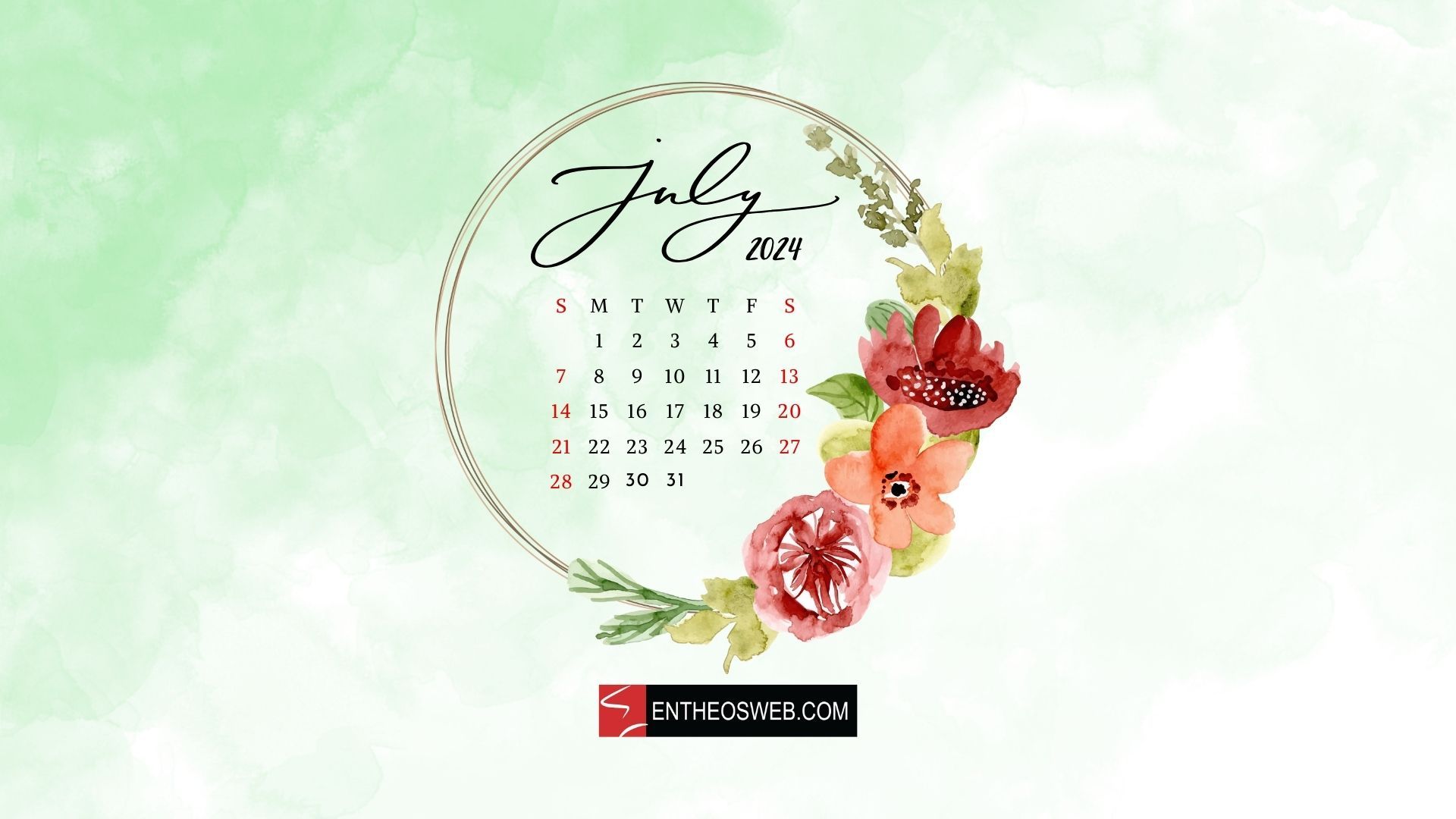 July 2024 Calendar Wallpapers - Top Free July 2024 Calendar Backgrounds ...