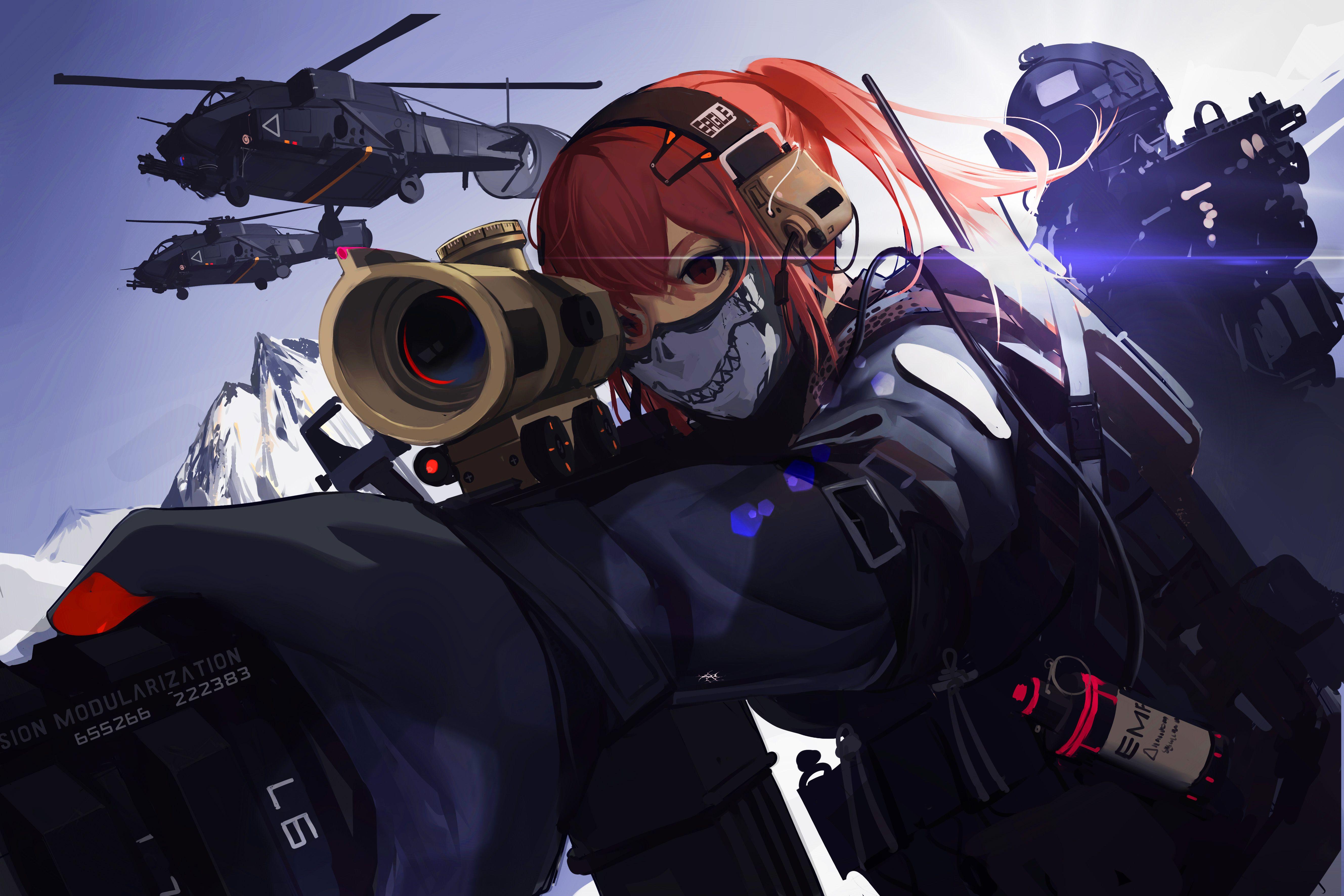War Anime Girl Wallpapers - Top Free War Anime Girl Backgrounds ...