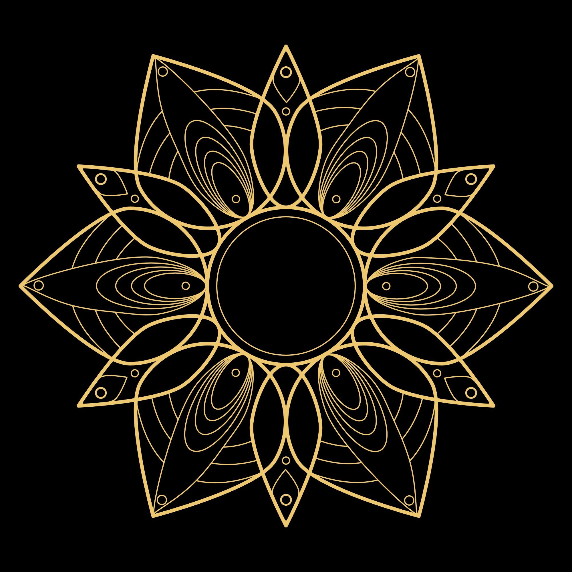 Golden Mandala Wallpapers - Top Free Golden Mandala Backgrounds - WallpaperAccess