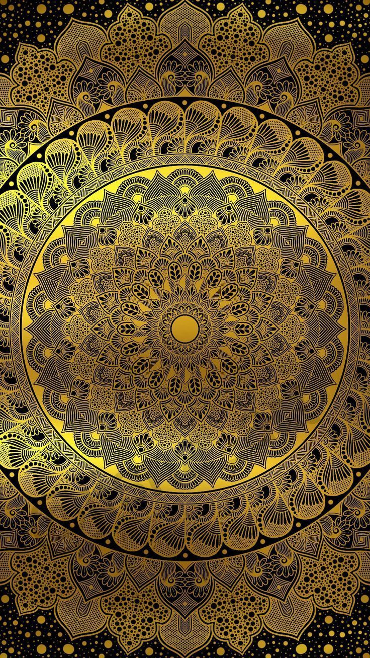 Golden Mandala Wallpapers - Top Free Golden Mandala Backgrounds ...