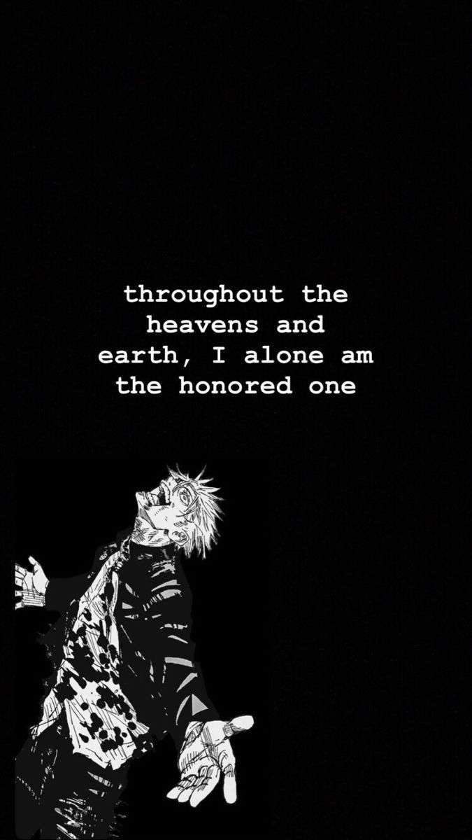 Gojo Quotes Wallpapers - Top Free Gojo Quotes Backgrounds - WallpaperAccess