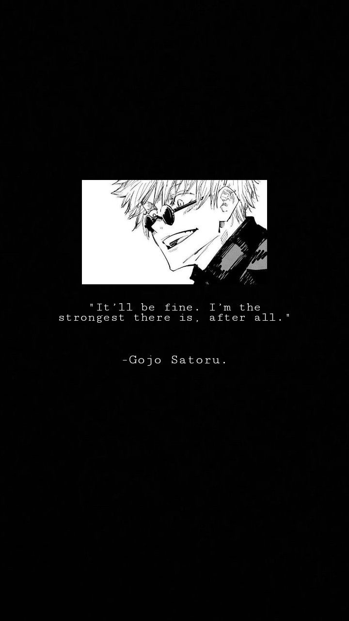Gojo Quotes Wallpapers - Top Free Gojo Quotes Backgrounds - WallpaperAccess