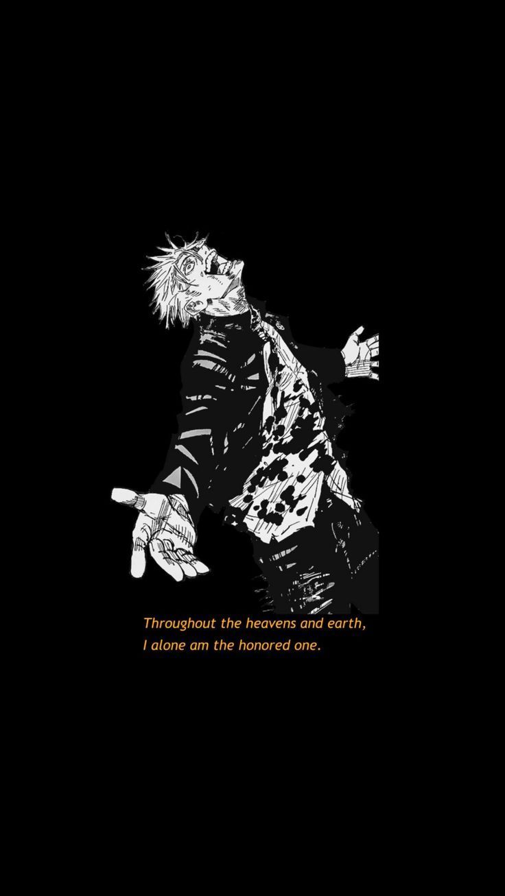 Gojo Quotes Wallpapers - Top Free Gojo Quotes Backgrounds - WallpaperAccess