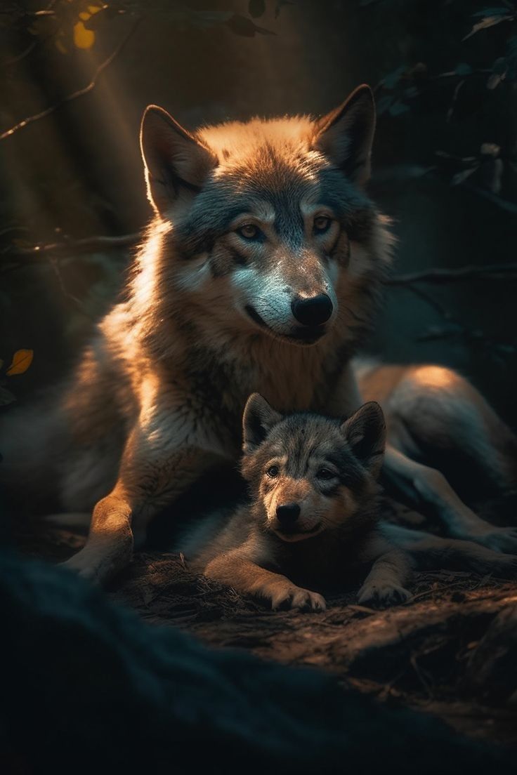 Wolf Family Wallpapers - Top Free Wolf Family Backgrounds - WallpaperAccess