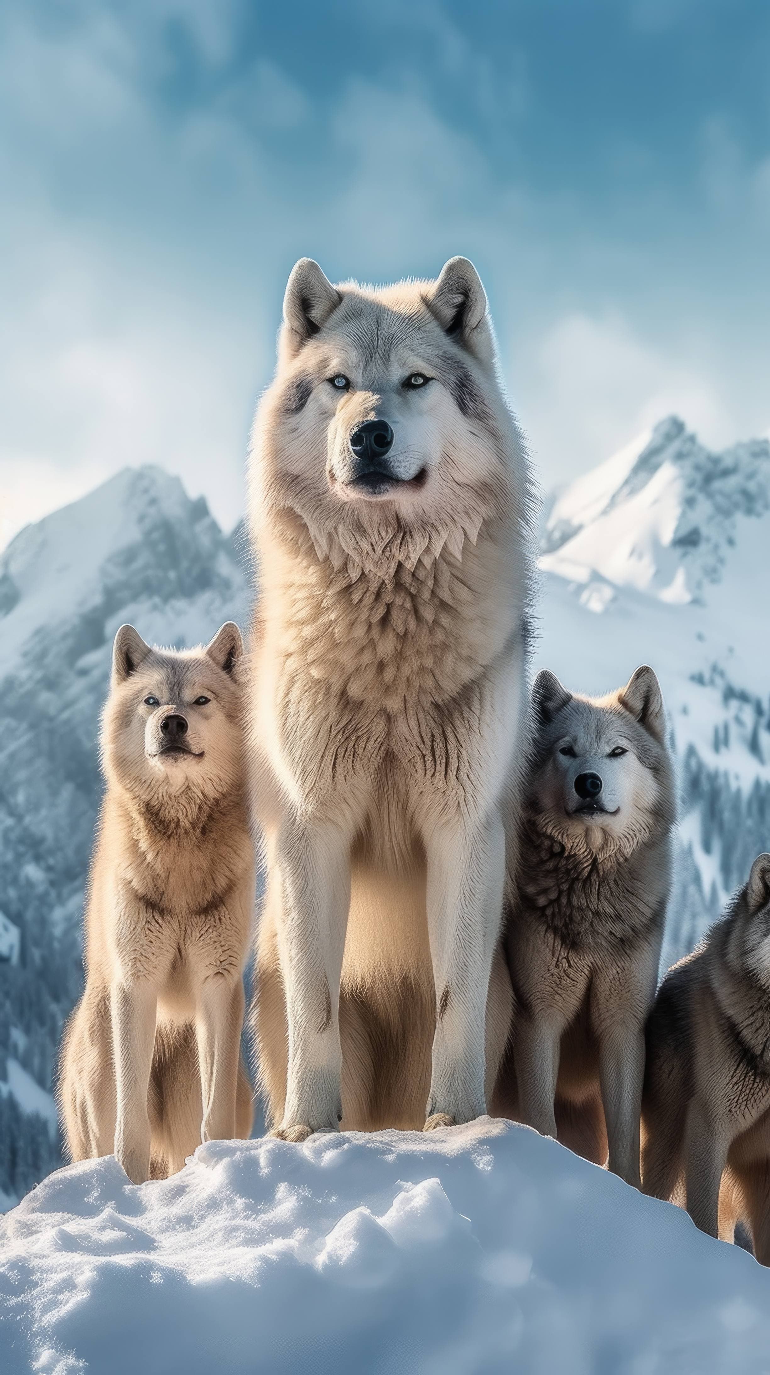 Wolf Family Wallpapers - Top Free Wolf Family Backgrounds - WallpaperAccess