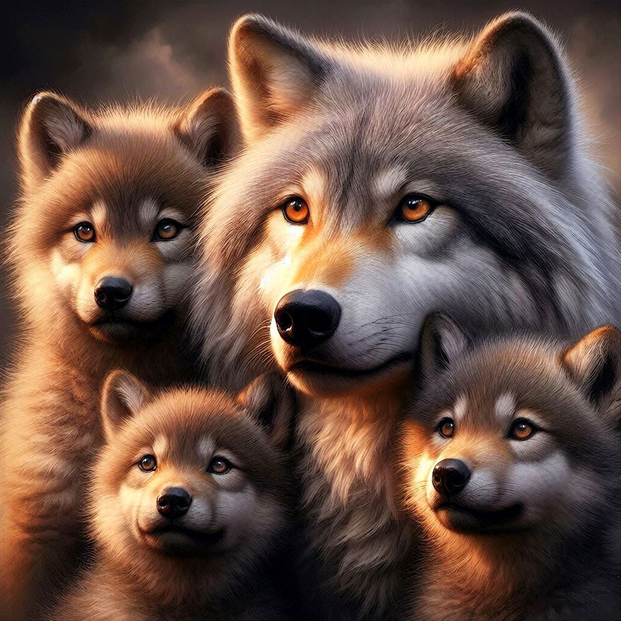 Wolf Family Wallpapers - Top Free Wolf Family Backgrounds - WallpaperAccess