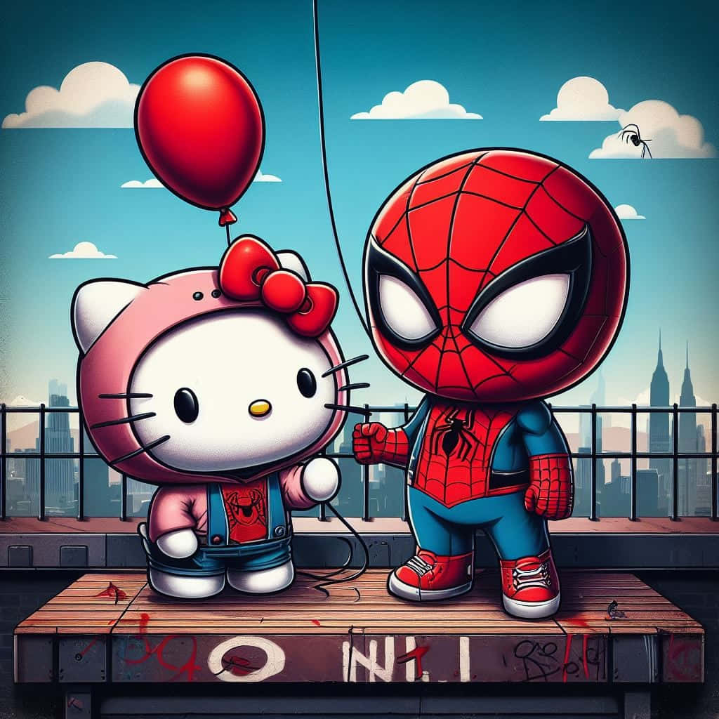 Hello Kitty and Spiderman Wallpapers - Top Free Hello Kitty and ...