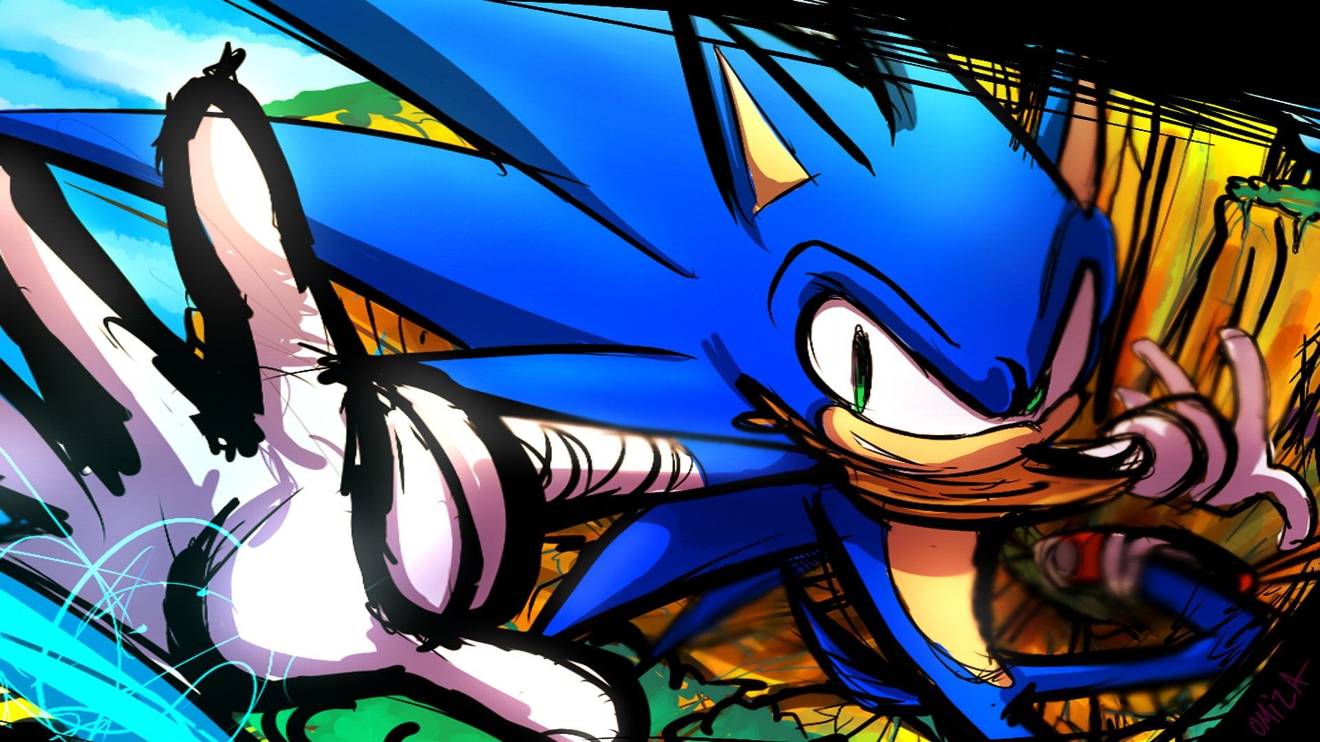 Anime Sonic Wallpapers - Top Free Anime Sonic Backgrounds - WallpaperAccess