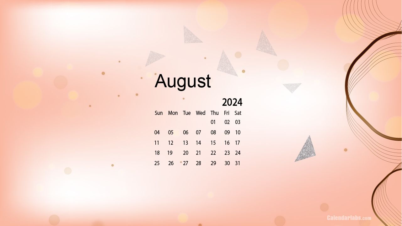 August 2024 Calendar Wallpapers - Top Free August 2024 Calendar ...