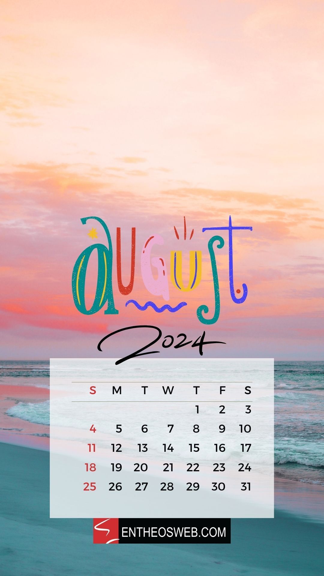 August 2024 Calendar Wallpapers - Top Free August 2024 Calendar ...