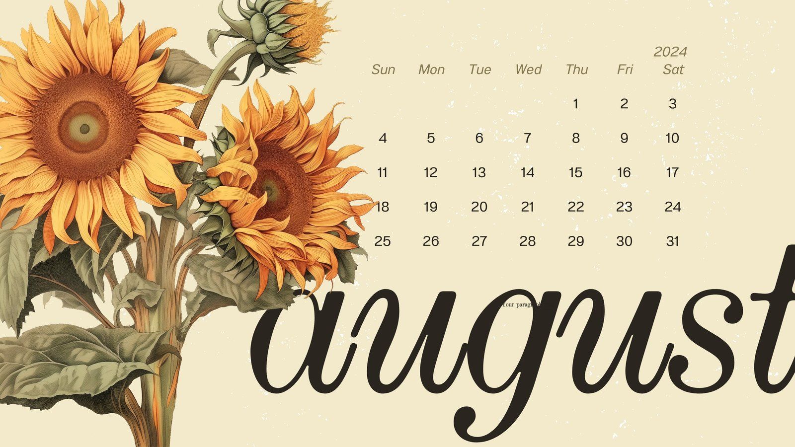 August 2024 Calendar Wallpapers - Top Free August 2024 Calendar ...