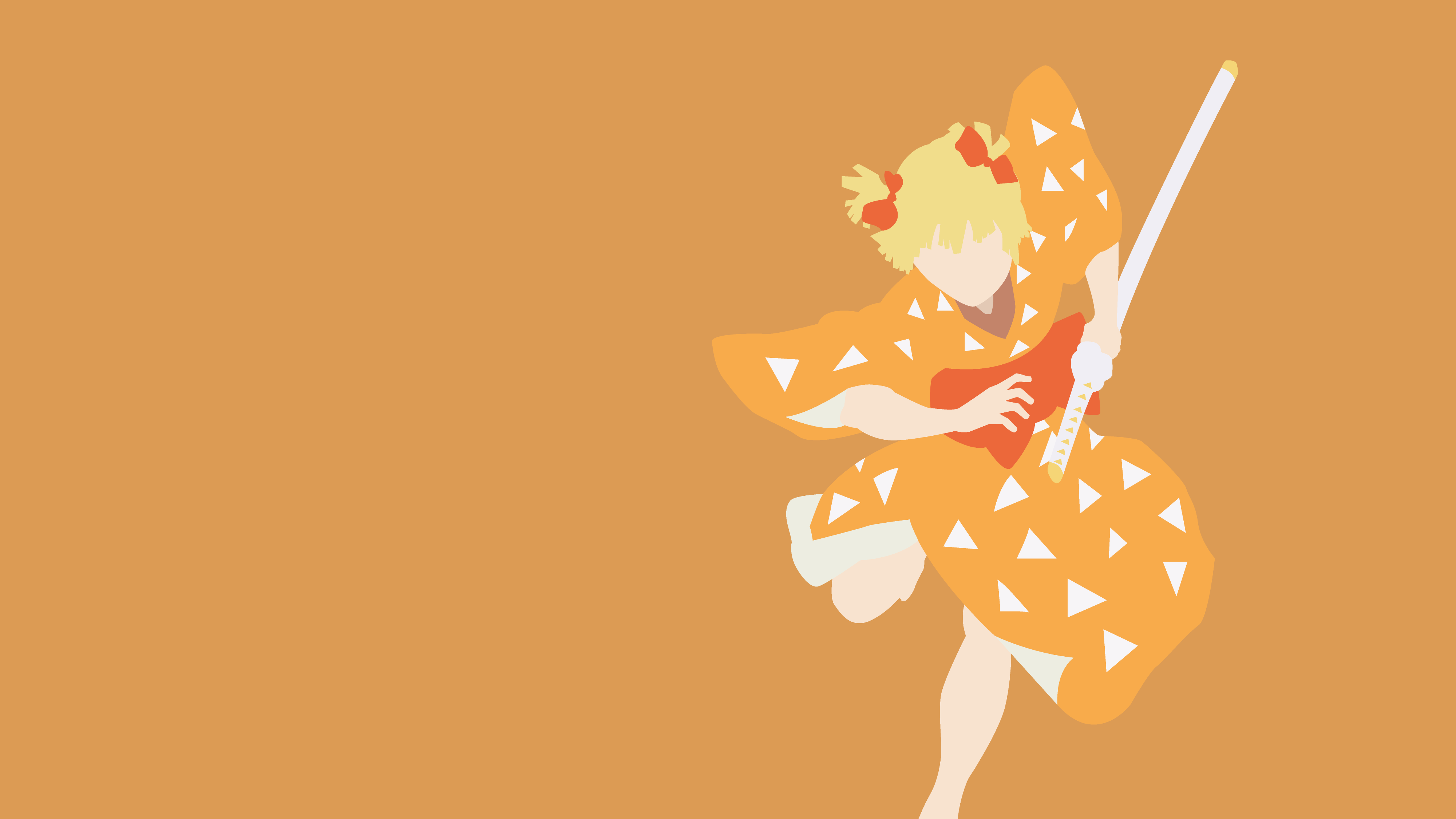 Zenitsu Minimalist Wallpapers - Top Free Zenitsu Minimalist Backgrounds ...