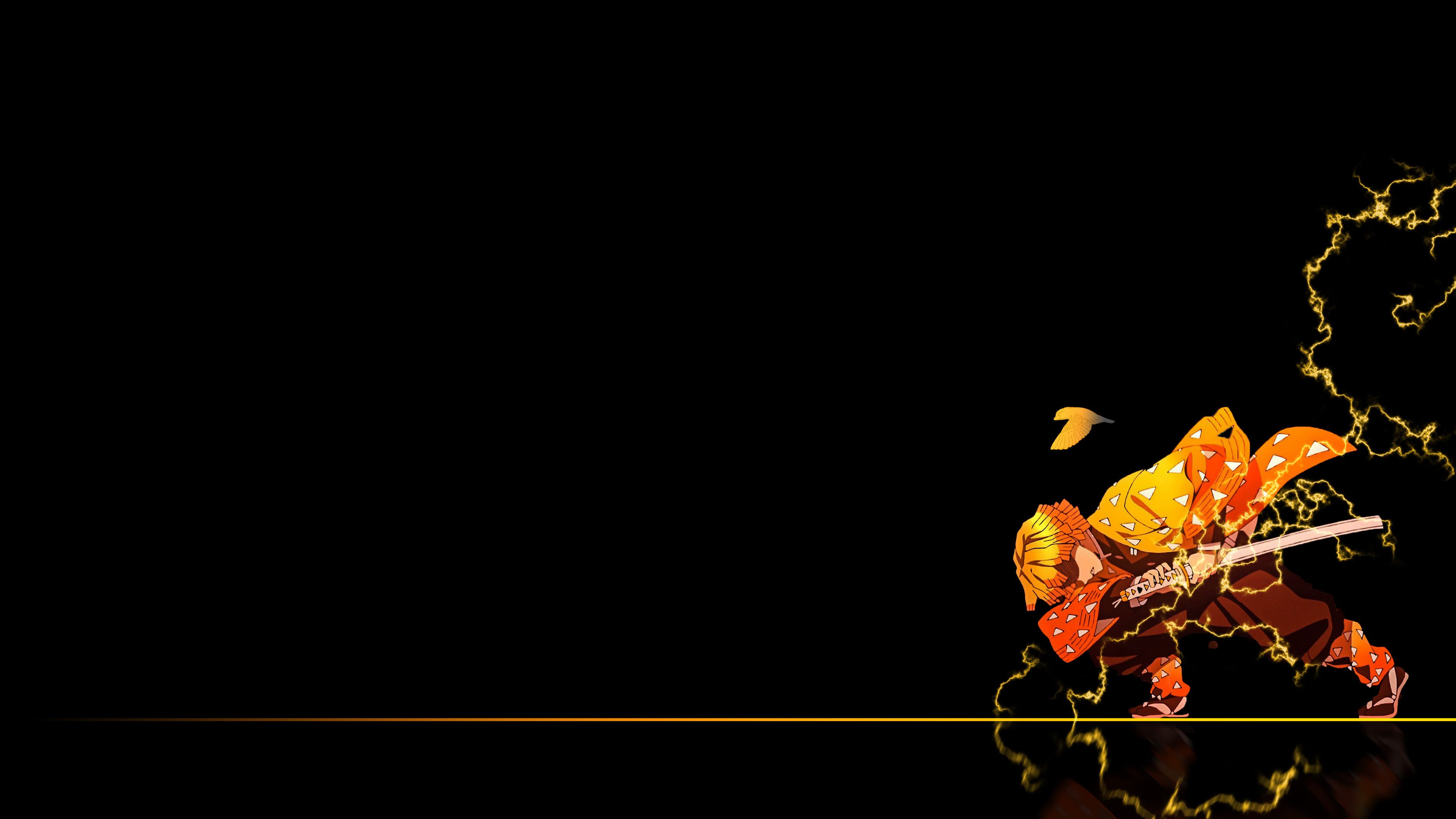 Zenitsu Minimalist Wallpapers - Top Free Zenitsu Minimalist Backgrounds ...