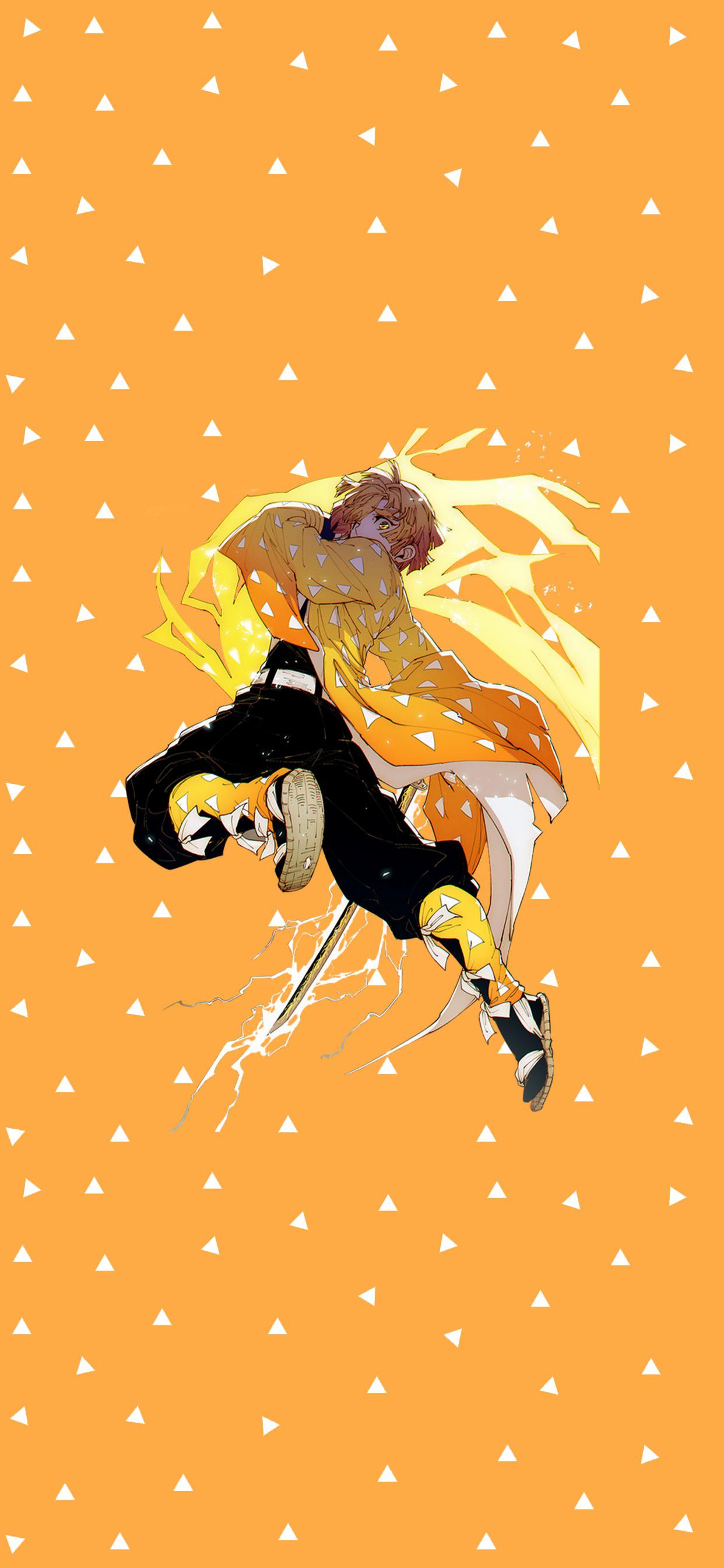 Zenitsu Minimalist Wallpapers - Top Free Zenitsu Minimalist Backgrounds ...