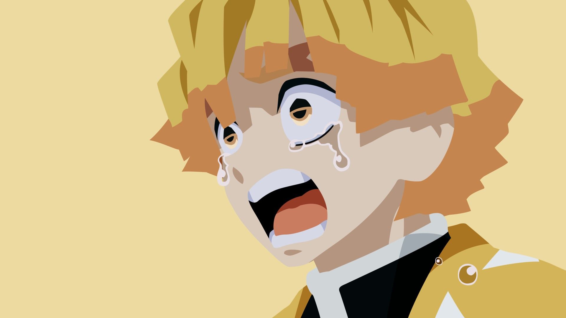 Zenitsu Minimalist Wallpapers - Top Free Zenitsu Minimalist Backgrounds ...