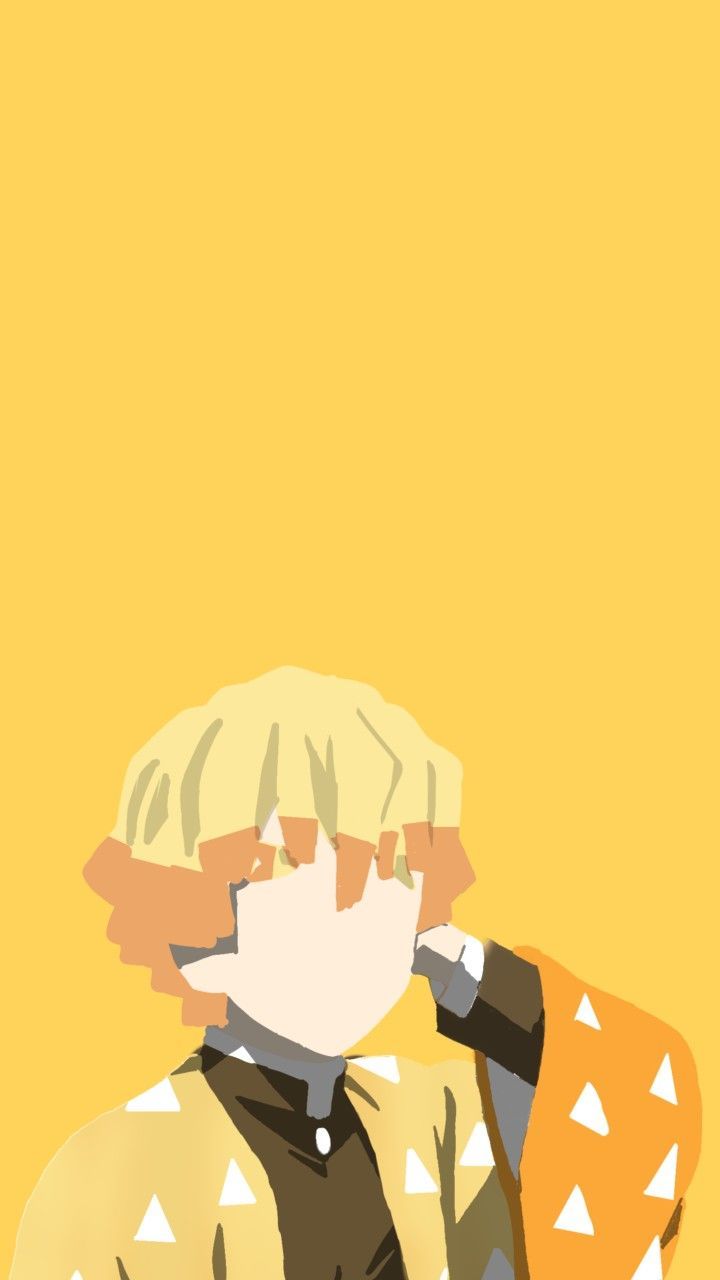 Zenitsu Minimalist Wallpapers - Top Free Zenitsu Minimalist Backgrounds ...