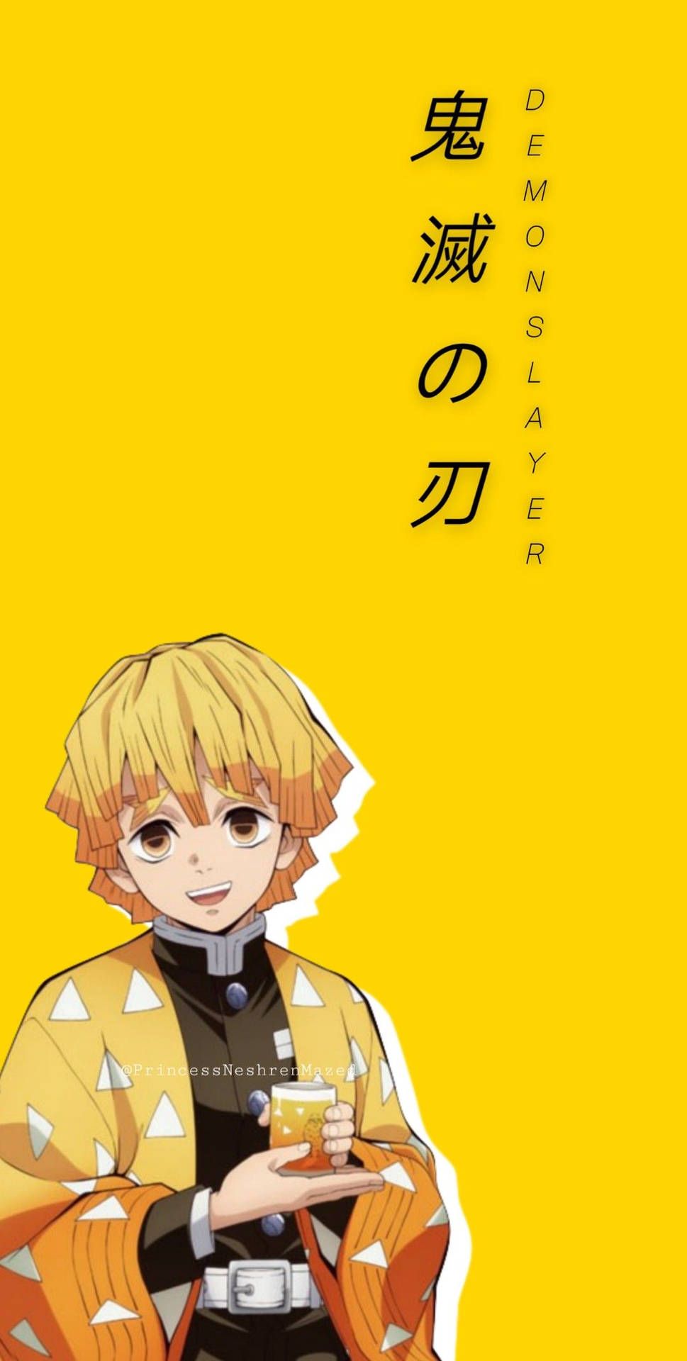 Zenitsu Minimalist Wallpapers - Top Free Zenitsu Minimalist Backgrounds ...