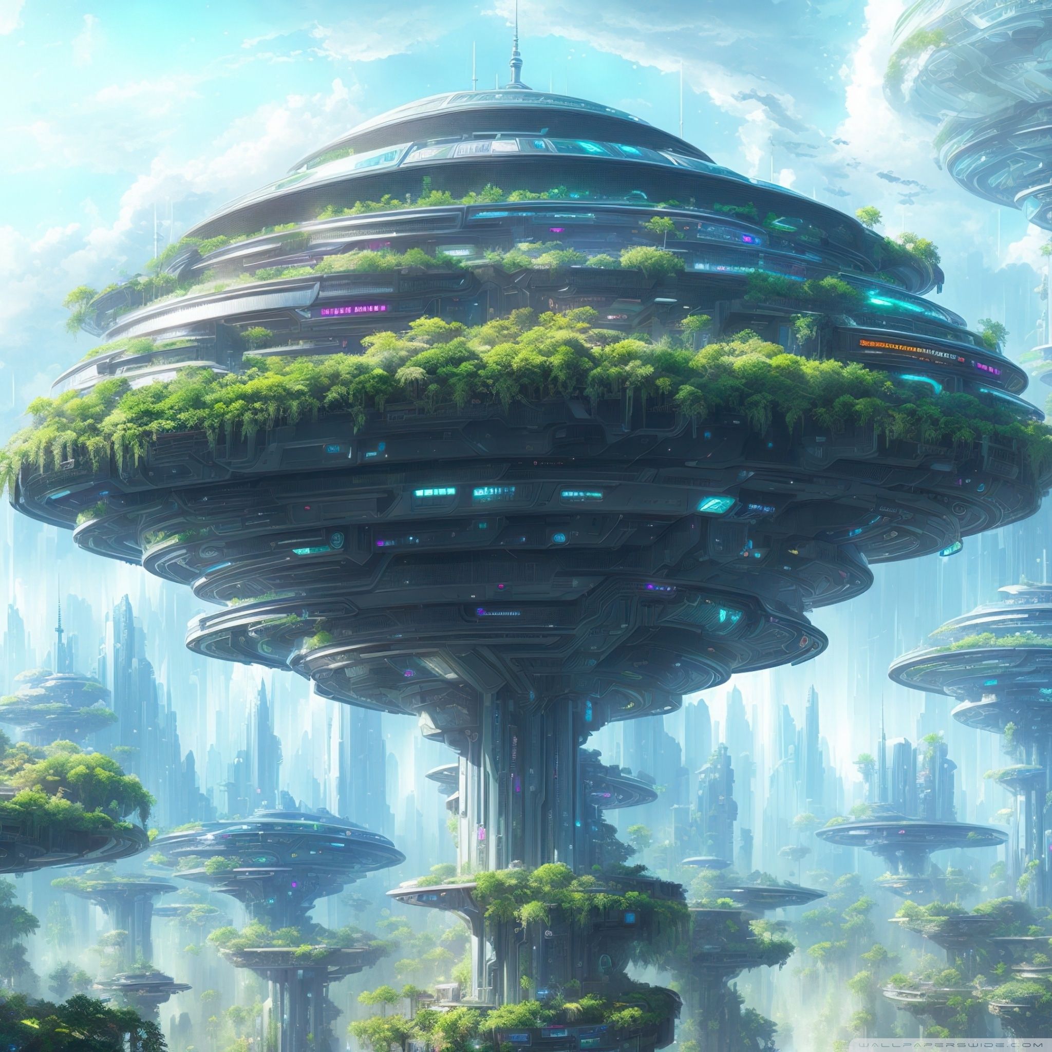 Green Futuristic Wallpapers - Top Free Green Futuristic Backgrounds ...