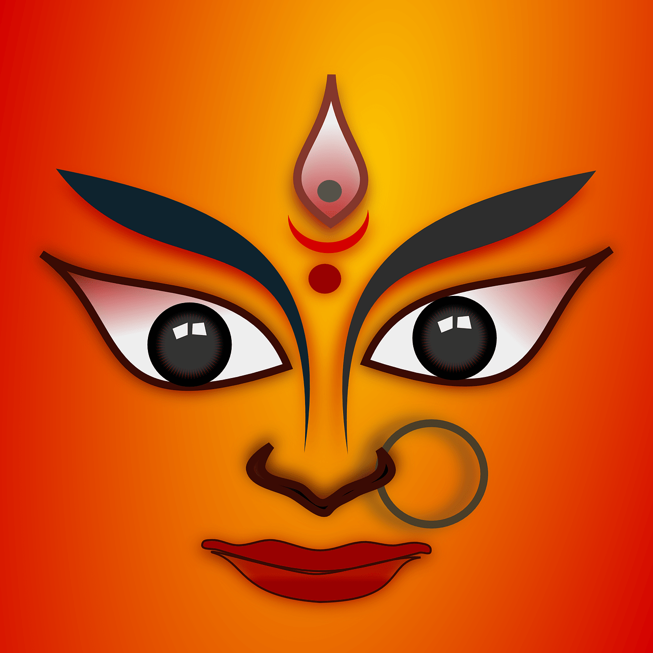 Durga Face Wallpapers - Top Free Durga Face Backgrounds - WallpaperAccess