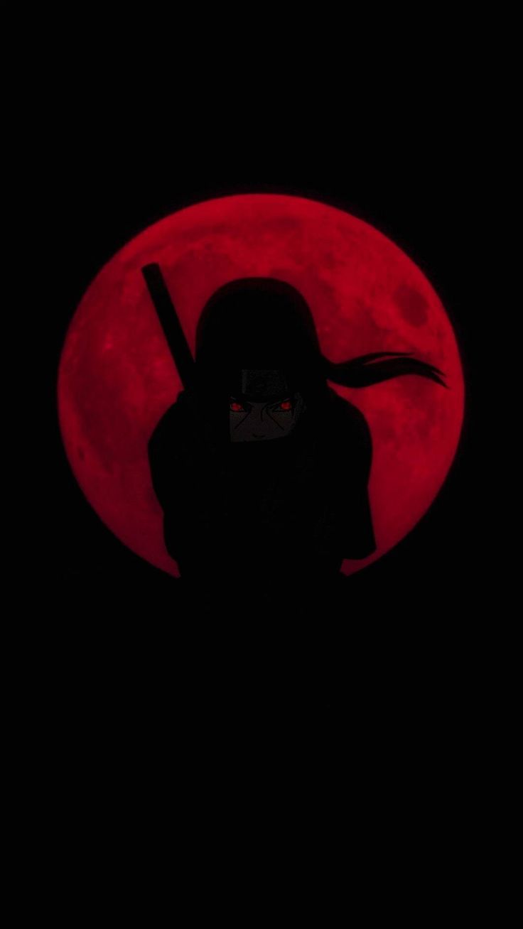 Itachi Red Moon Wallpapers - Top Free Itachi Red Moon Backgrounds ...
