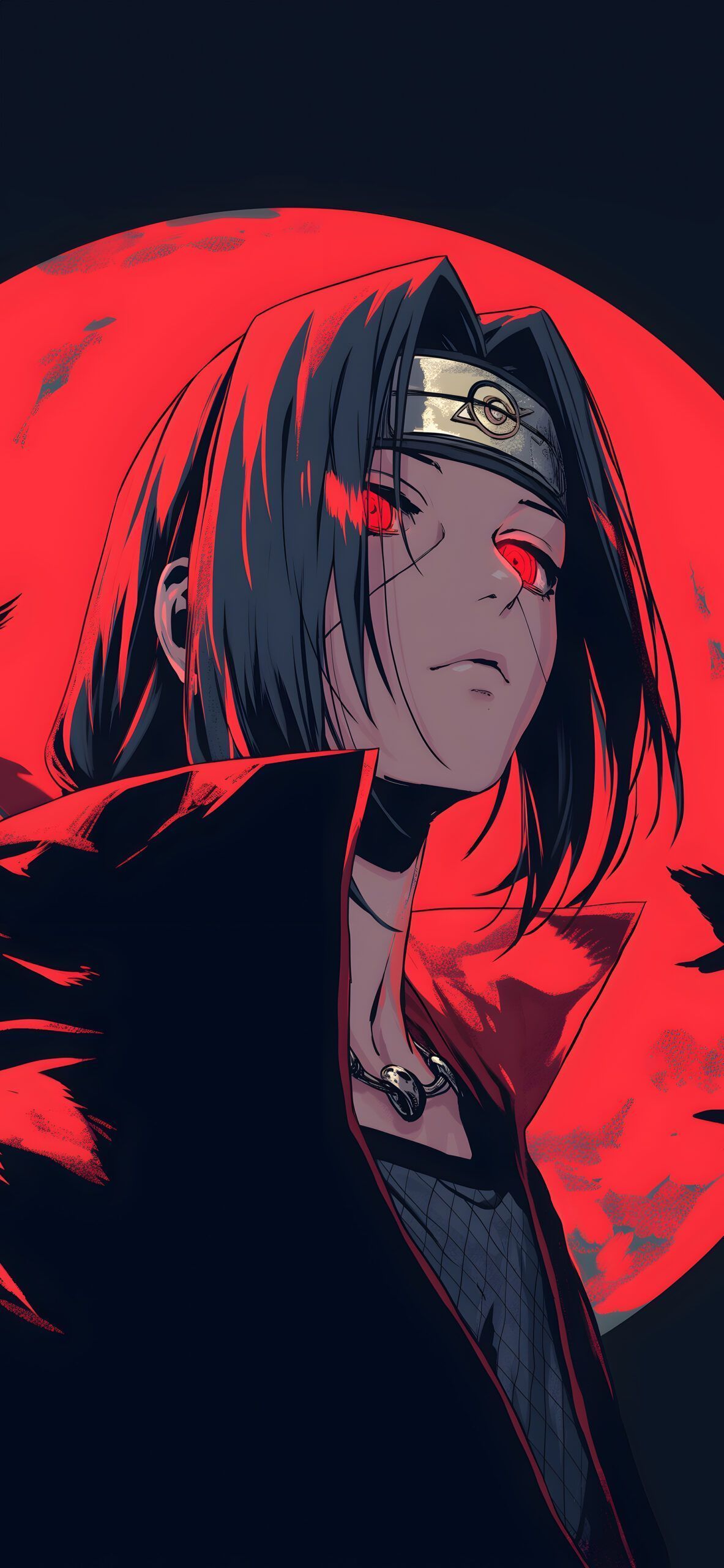 Itachi Red Moon Wallpapers - Top Free Itachi Red Moon Backgrounds ...
