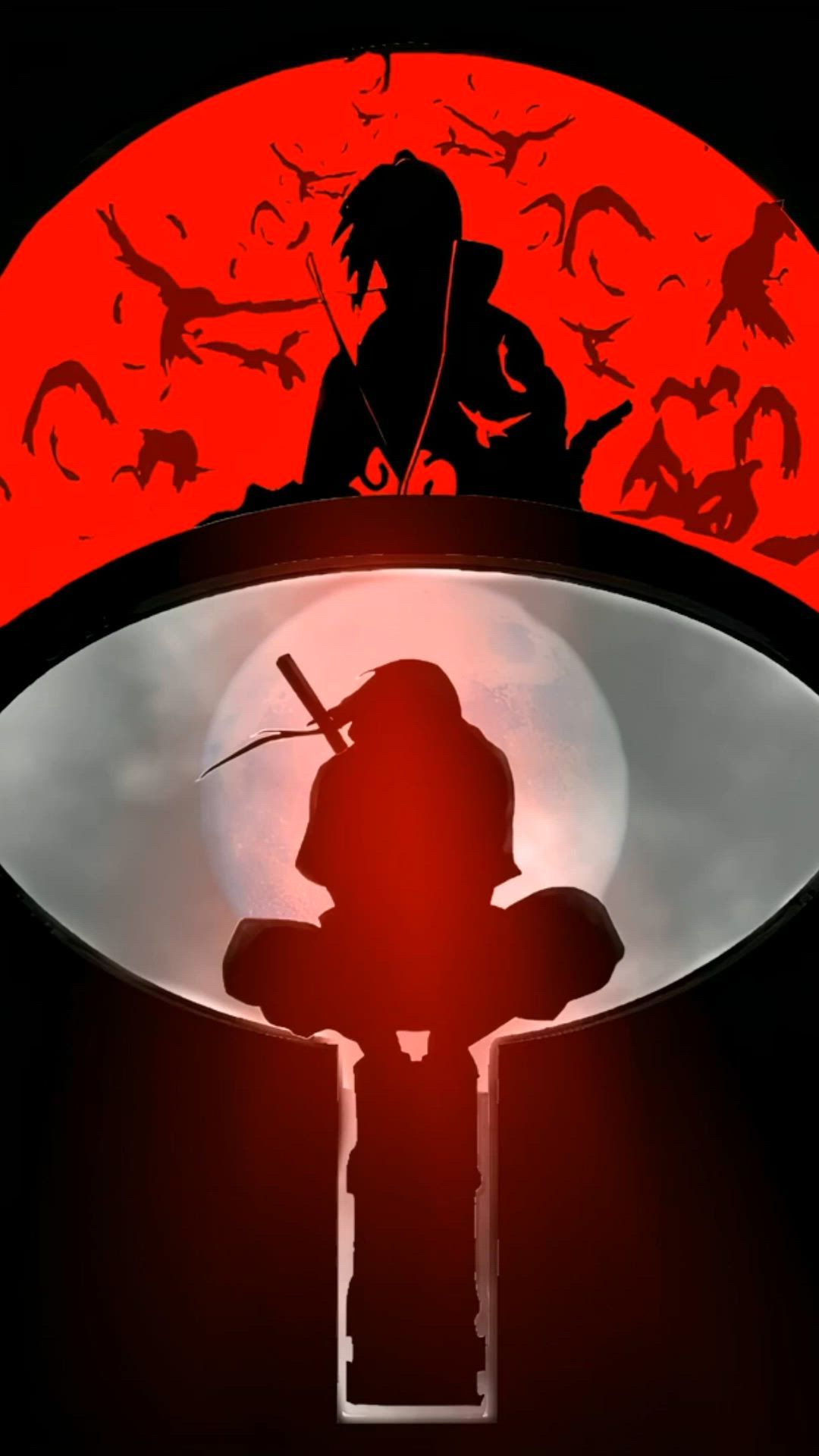Itachi Red Moon Wallpapers - Top Free Itachi Red Moon Backgrounds ...