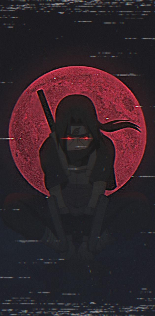 Itachi Red Moon Wallpapers - Top Free Itachi Red Moon Backgrounds ...