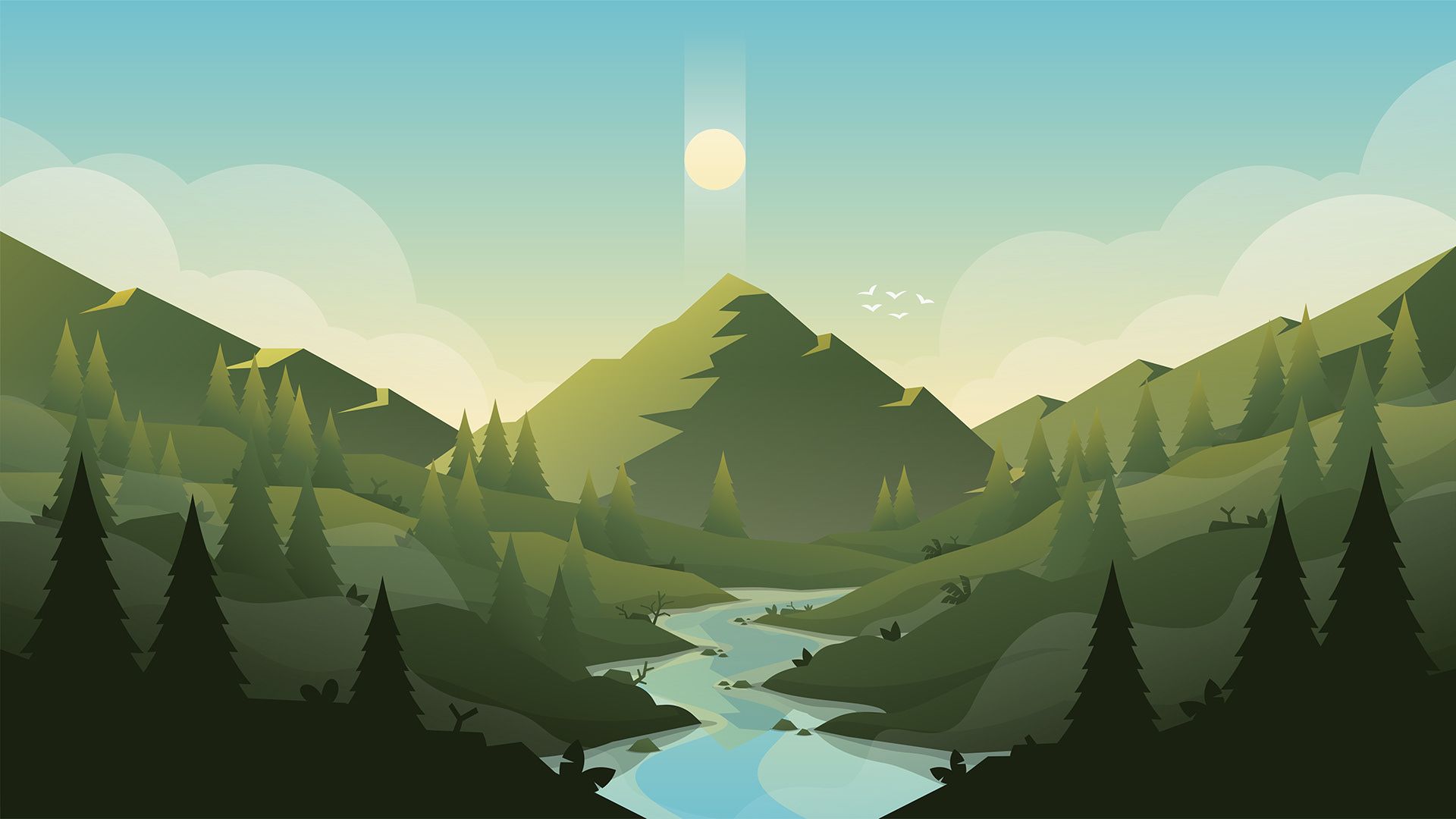 Everforest Wallpapers - Top Free Everforest Backgrounds - WallpaperAccess