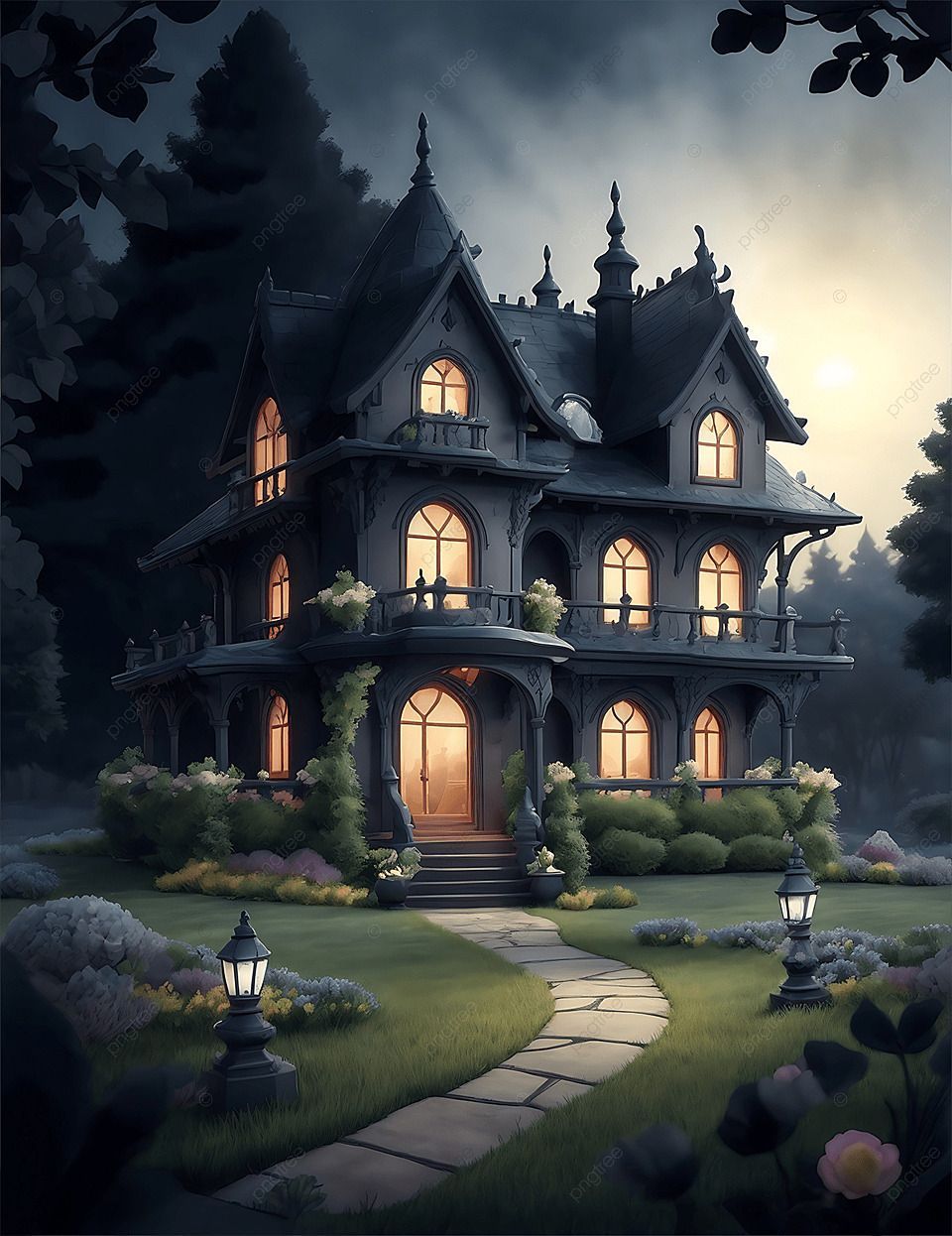 Dark Mansion Wallpapers - Top Free Dark Mansion Backgrounds ...