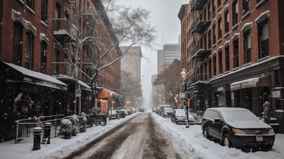 Snowy Street Wallpapers - Top Free Snowy Street Backgrounds - WallpaperAccess