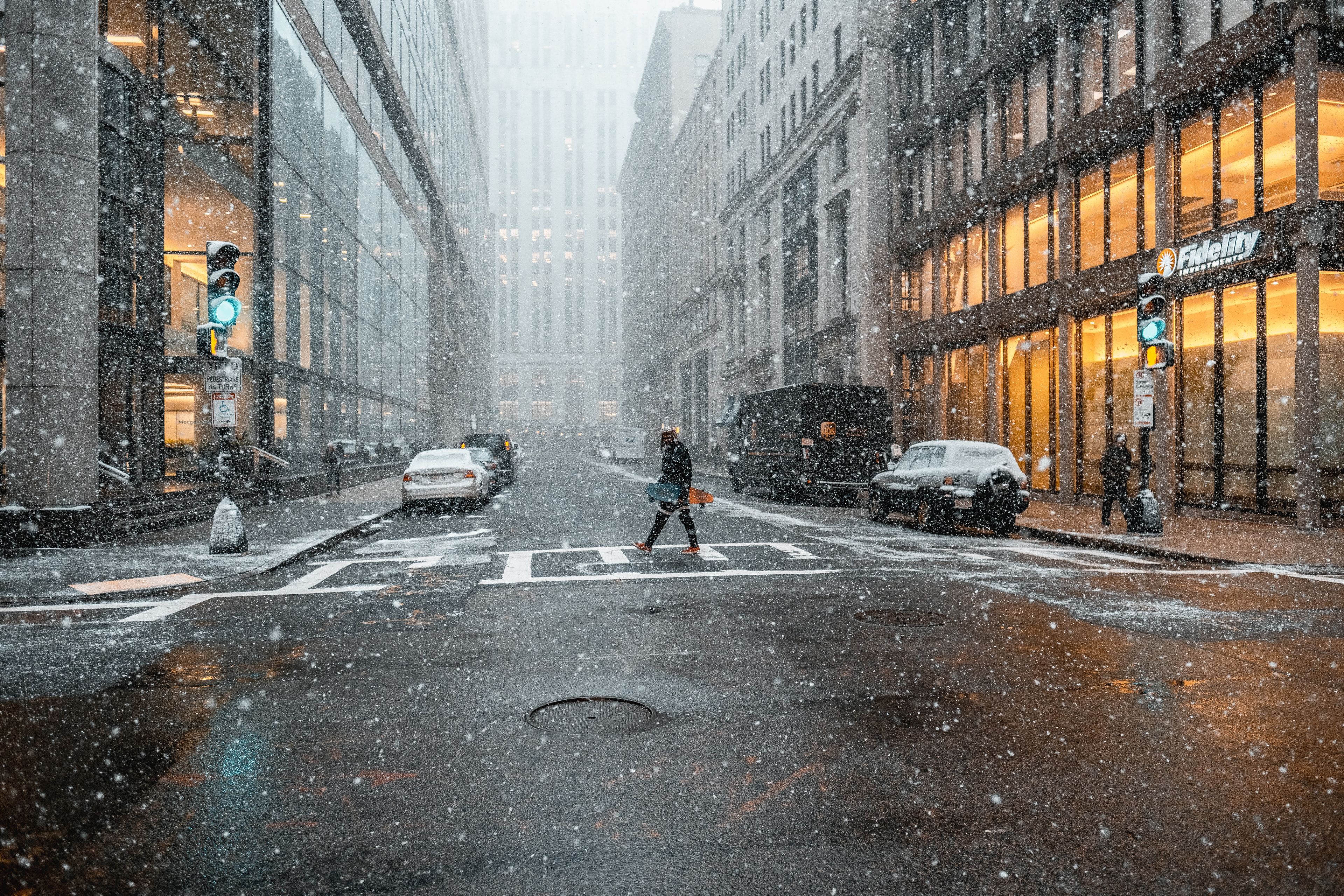 Snowy Street Wallpapers - Top Free Snowy Street Backgrounds ...
